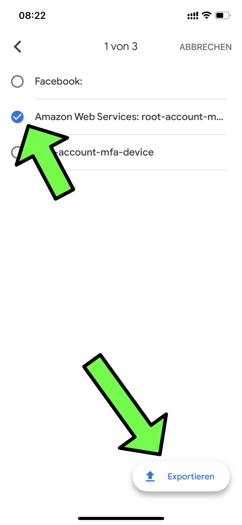 Anleitung: 2FA, MFA, OTP Codes exportieren & migrieren (Google Authenticator, Microsoft ...